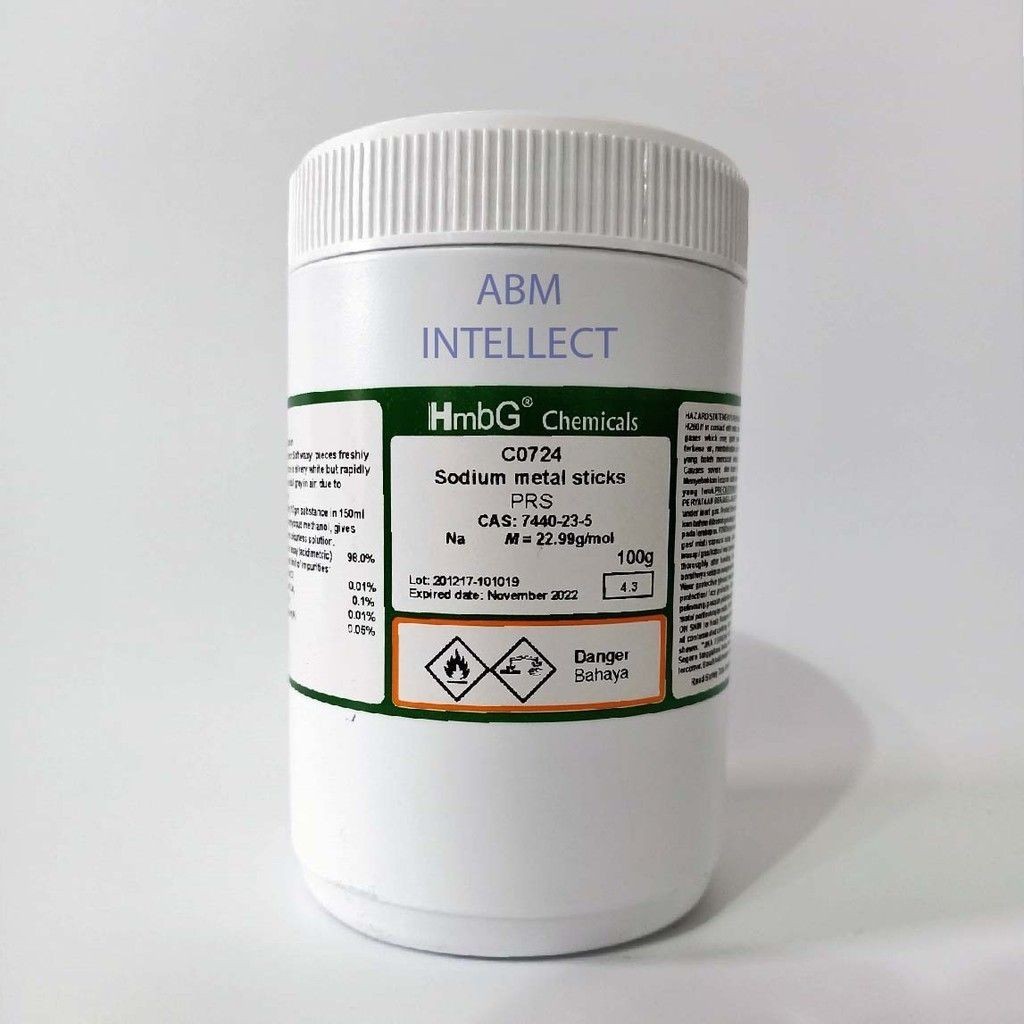 Sodium Metal Sticks PRS, HmbG (100g) CAS No 7440-23-5 | Shopee Malaysia
