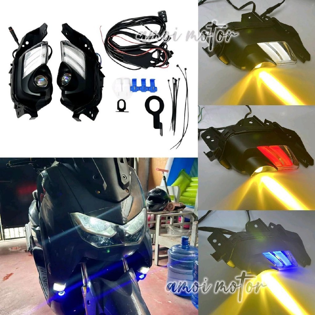 NMAX V2 FRONT SIGNAL LED PROJECTOR LED LIGHT NMAX V2 TURN SIGNAL WITH ...