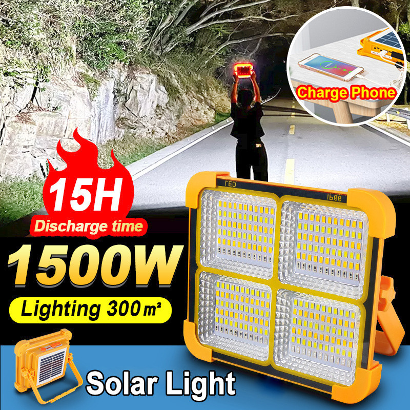 Solar Emergency Light Power Bank Solar&USB Charge Waterproof Outdoor ...