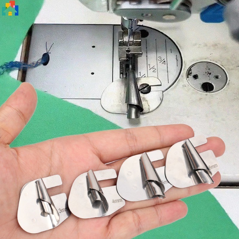 Stainless Steel Sewing Rolled Hemmer Foot 3mm-6mm Universal Hemming ...