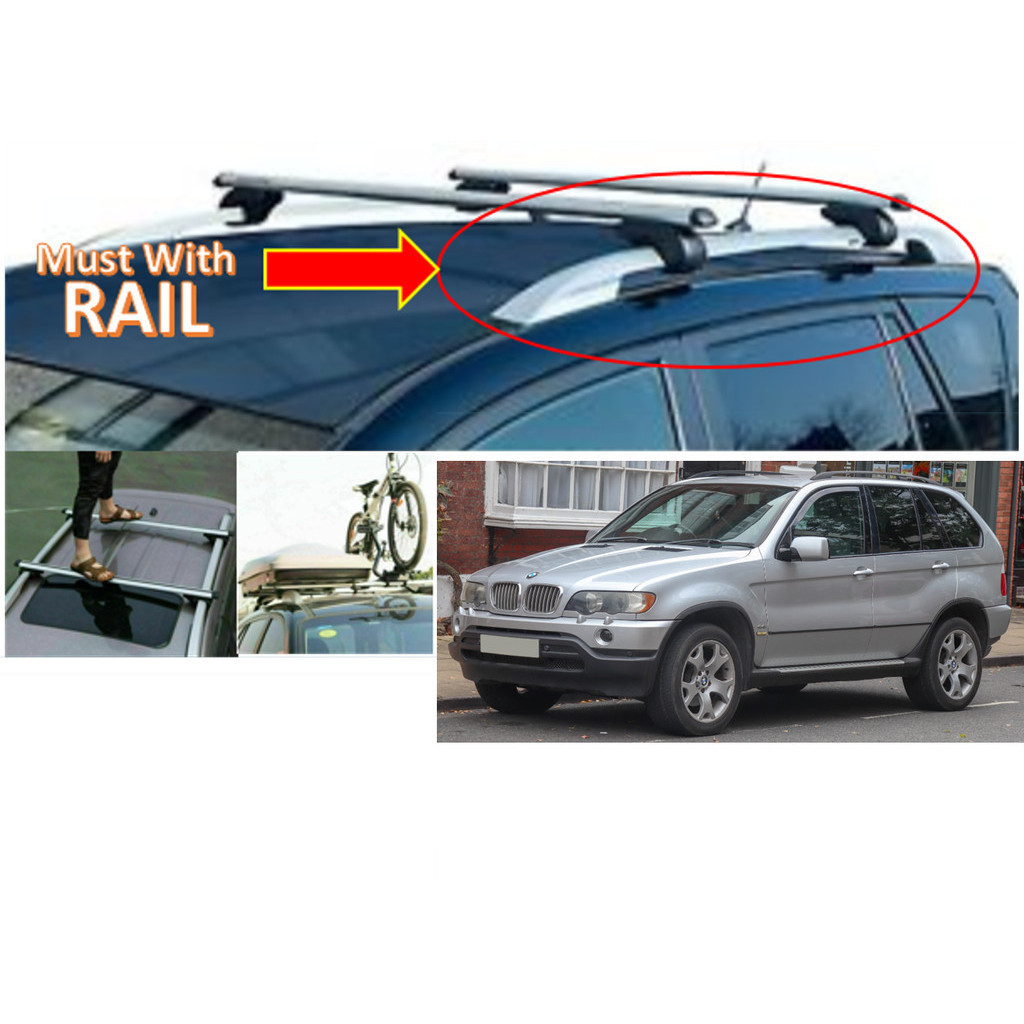 BMW X5 E53 (1999-2006) Aluminium Roof carrier Cross Bar Roof Rack Bar ...