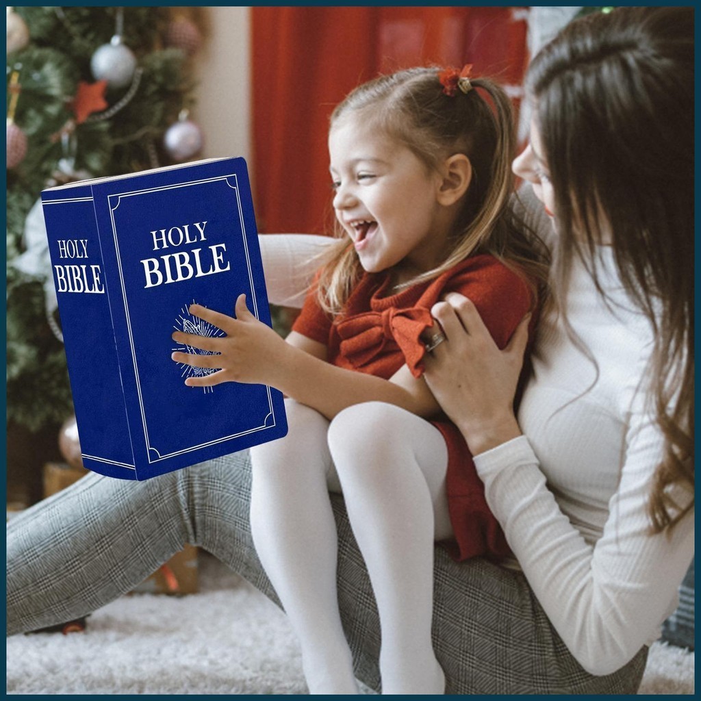 Holy Bible Pillow Stuffed Holy Bible Pillow Faith Bible Pillow Book ...