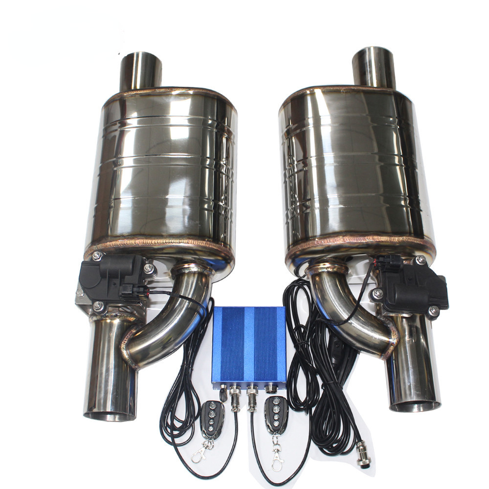 Car Exhaust System Electric Valve Control Exhaust Pipe Kit Adjustable ...
