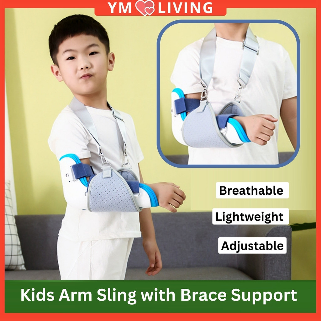 Children Elbow Brace Support with Arm Sling Kids Forearm Pediatric ...