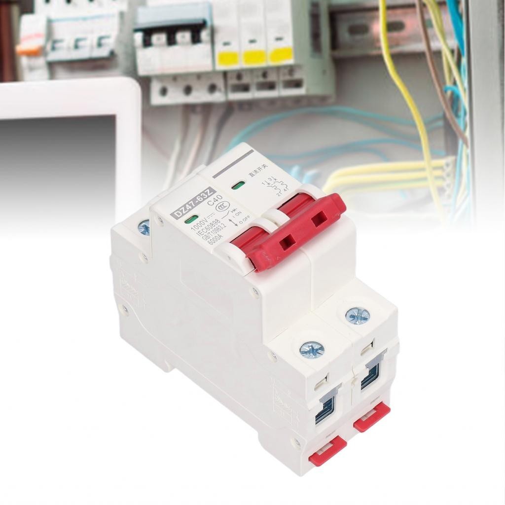 Supergoodsales DC Circuit Isolator 2P Mini Breaker 1000V For Solar PV ...