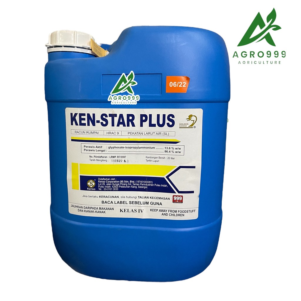20L Kenstar plus/Ken-star plus/Racun serap/Racun lalang&Rumput | Shopee ...