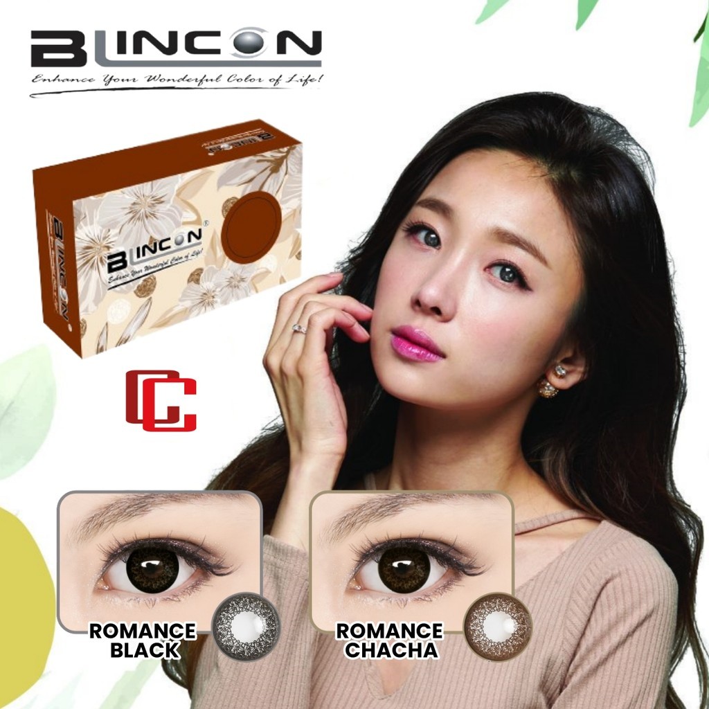 (2 PCS) Blincon CC Monthly Disposable Cosmetic Color Contact Lenses ...