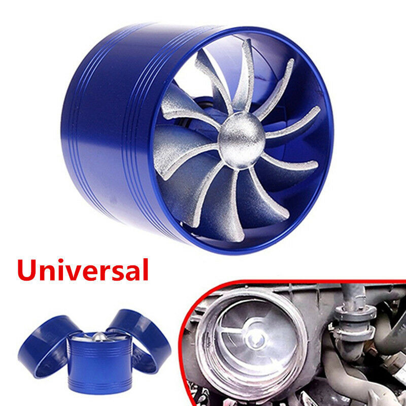 Car Single Supercharger Turbine Turbo Charger Air Filter Intake Fan ...