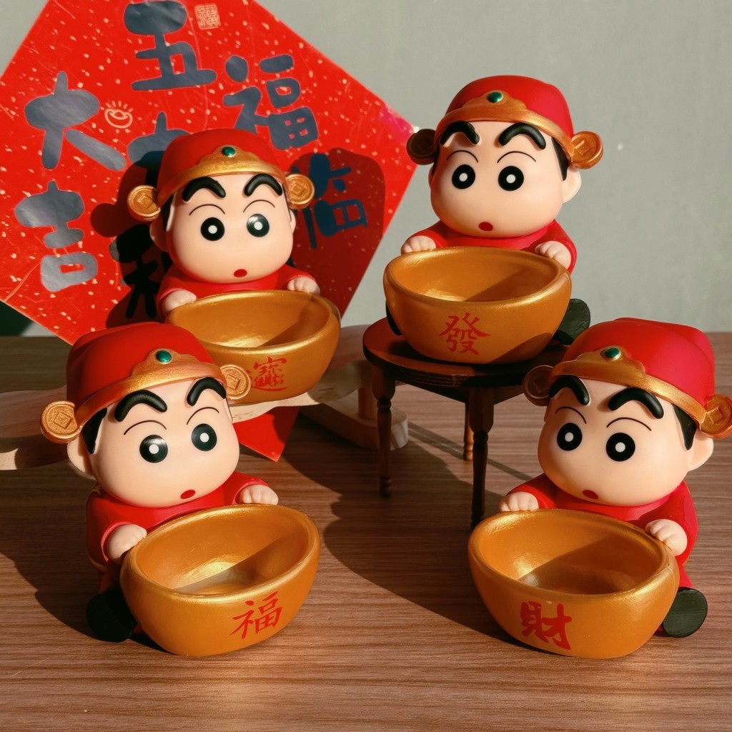 Wealth God Mini 2025 New Year Entrance Sideboard Decoration Luxury ...