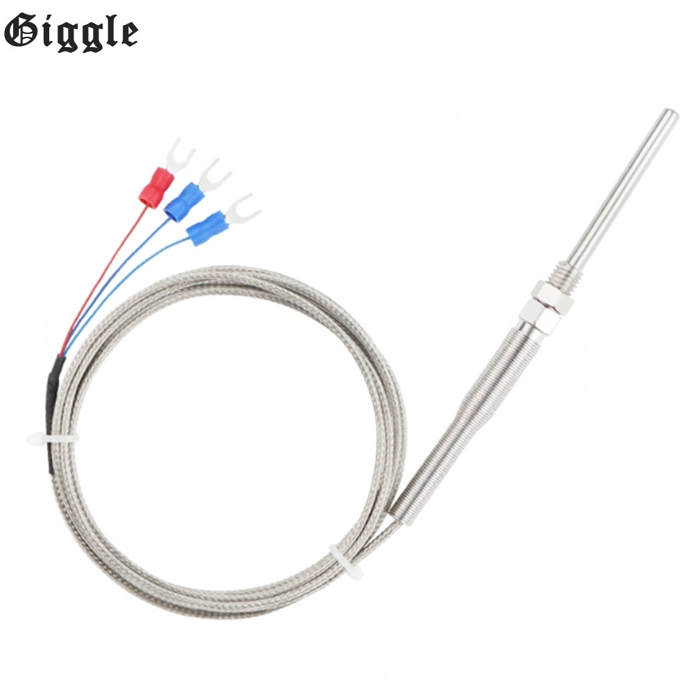 【GIG】PT100 RTD Temperature Sensor Probe -50-400℃ 50/100mm 1-5meter ...