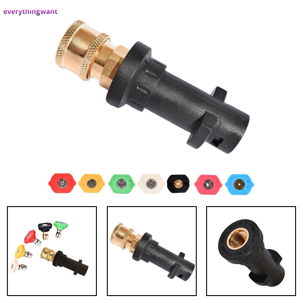 Pressure Washer sprayer 1/4'' Quick Connect Fitting Spray Nozzle Tips ...