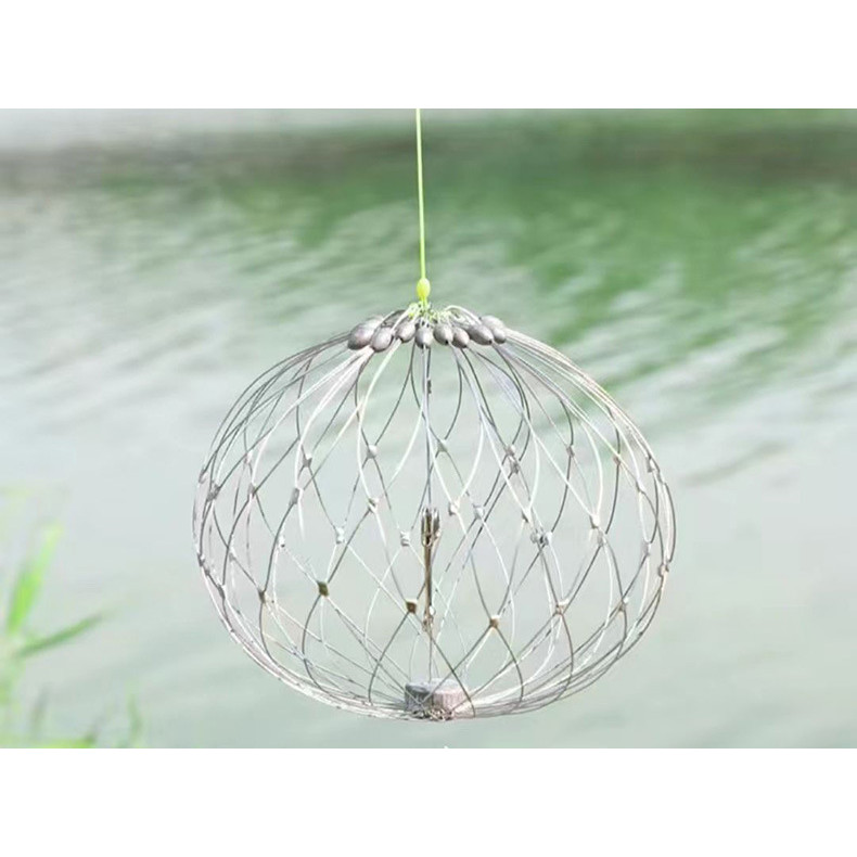 Steel Wire Crab Cage Fishing Lobster Crab Folding Cage Hairy Crab Cage ...