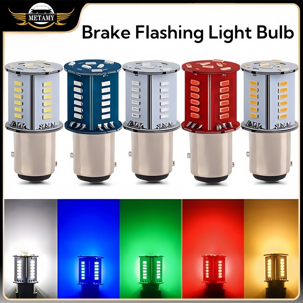 DC 12V 1157 LED Strobe Signal Blinker Stop Brake Light BAY15D Led Bulb ...
