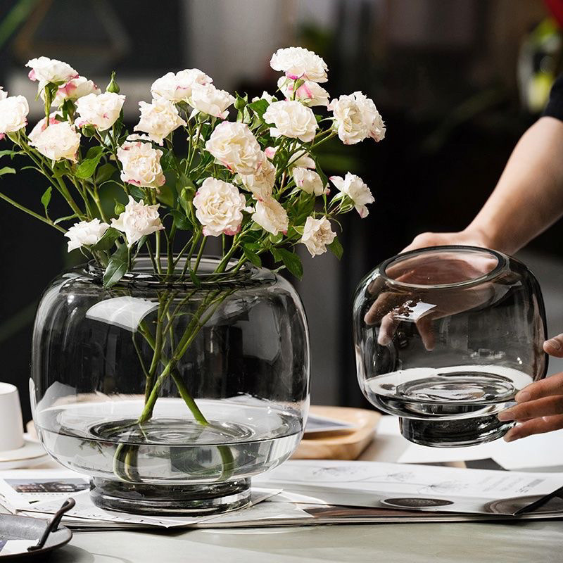 [Creative Ball Design] Simple Modern Light Luxury Primary Color Vase ...