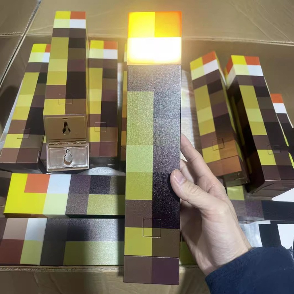 Lampu Desktop Kreatif Menukar Warna Hiasan Botol Obat Lampu Obor ...