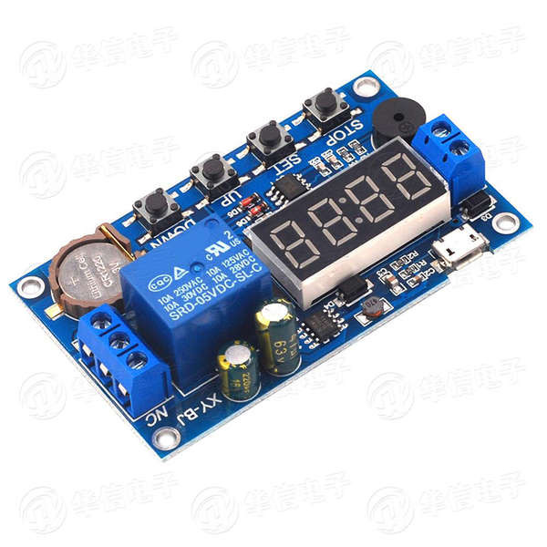 Real Time Delay Timer Relay Module Synchronization Time Control Time Delay 24H Timer 5 Time ...