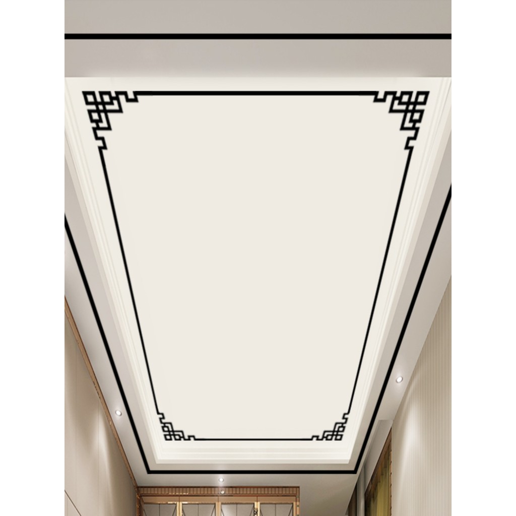 Pelekat Diri Sudut Siling Ruang Tamu Bunga 3D Cermin Akrilik Pelekat ...