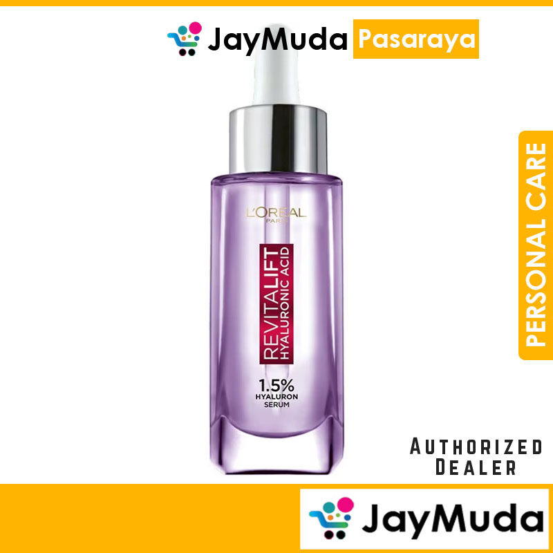 Loreal Revitalift 1.5% Hyaluronic Acid Serum 30ml /15ml Deeply Hydrate ...