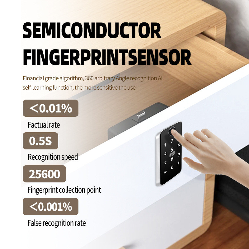 Smart Fingerprint Lock Combination Lock Cabinet Door Door Lock Locker ...