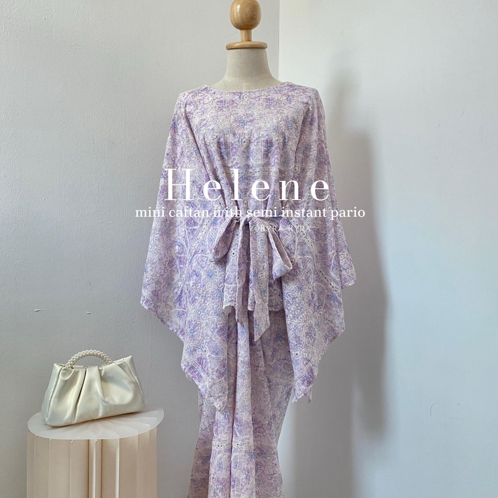 HELENE MINI CAFTAN - CONTTON EYELET | Shopee Malaysia