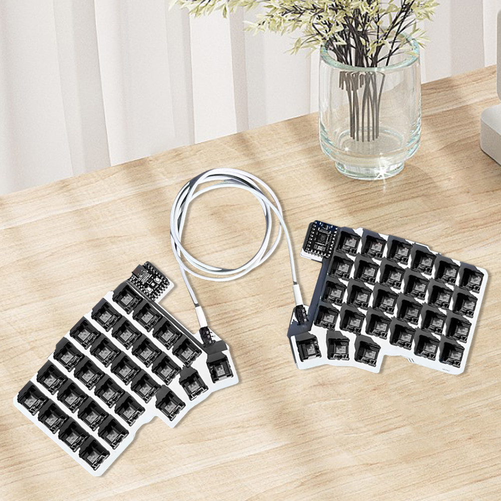 Split Keyboard Wired Ergonomics Keyboard Hot Swap Programmable Keyboard ...