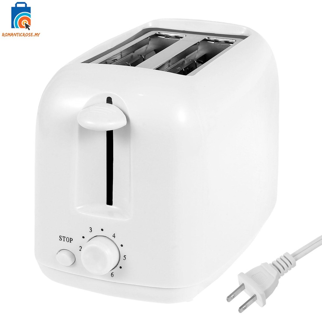 Toaster 2 Slice Bread Toaster with Double Wide Slots 6 Settings Slice ...