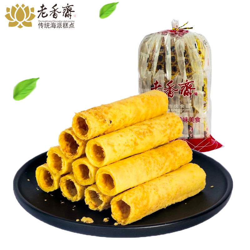 Laoxiangzhai Gulung Telur Perisa Asli 500g/Beg Gulung Telur Khas ...