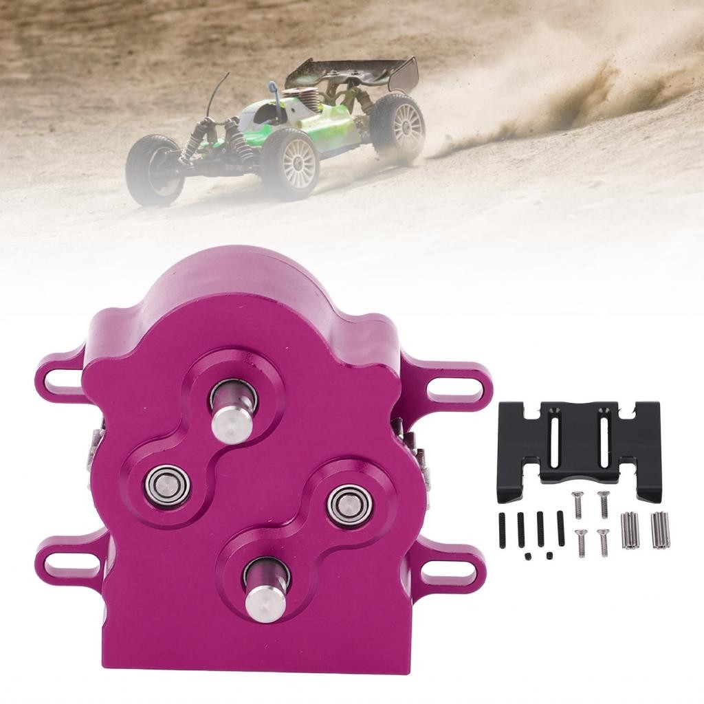 Rubikcube Dual Rotor Motor Aluminum Alloy RC Car Gearbox with POM ...