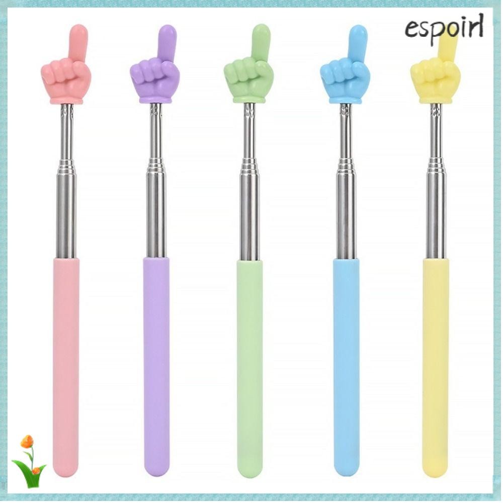 ESPOIR Teaching Pointer, Telescopic Rod Finger Design Finger Reading ...