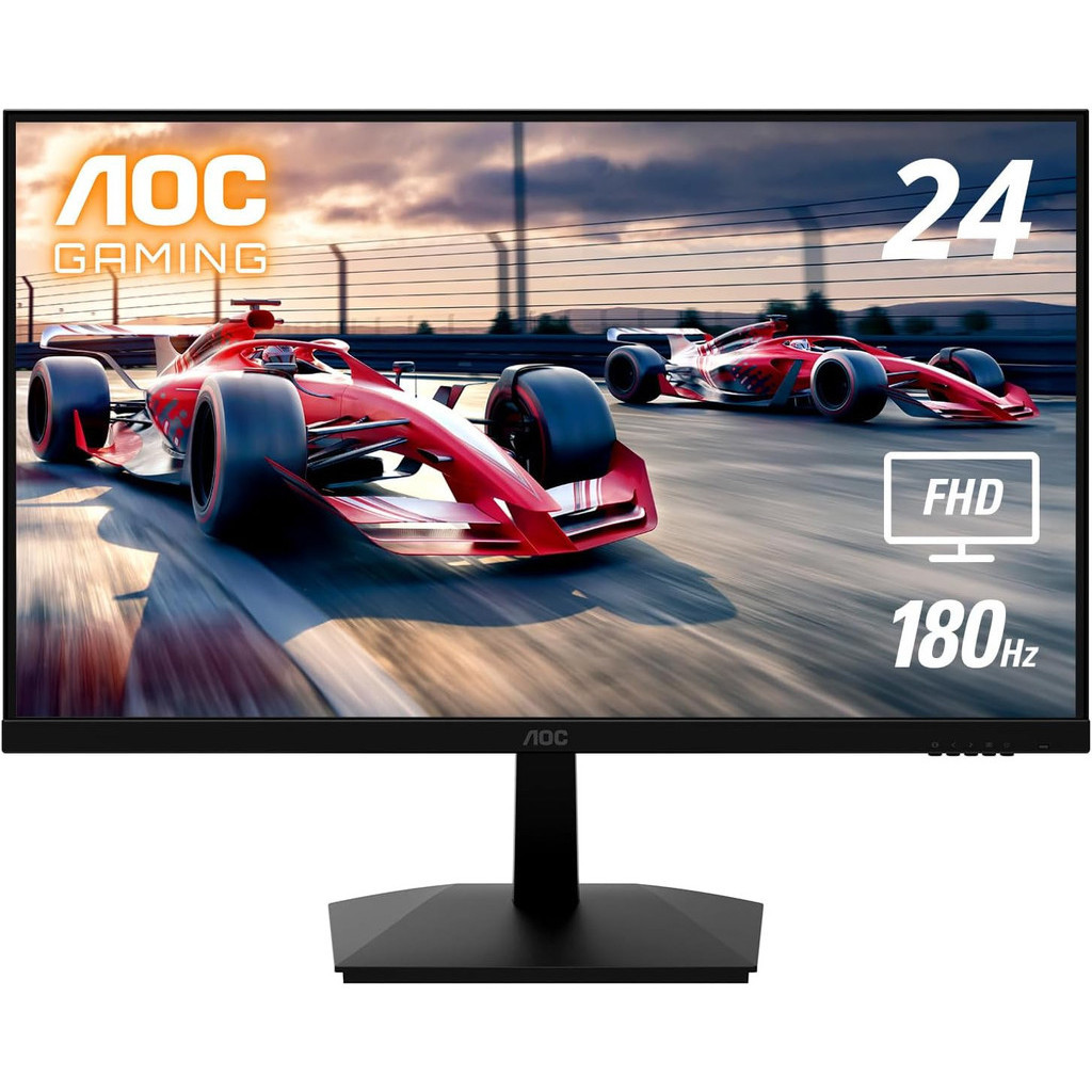 AOC 24" 24G15N VA FHD HDR10 Adaptive Sync 180Hz 1ms Frameless Gaming ...