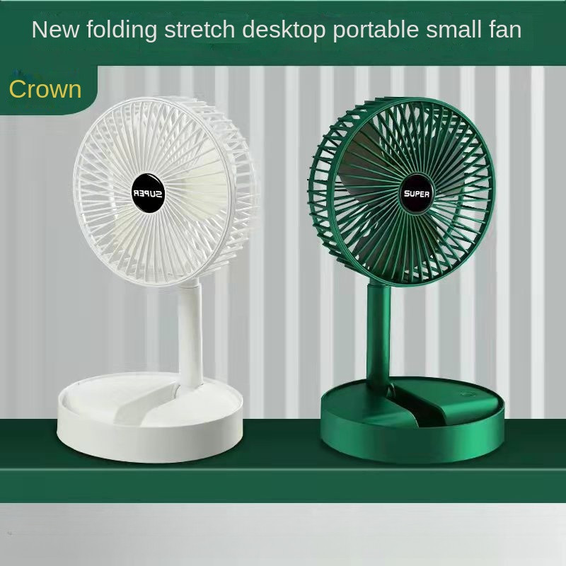 2024 Adjustable Mini USB Fan Desktop Home Foldable Portable Green ...