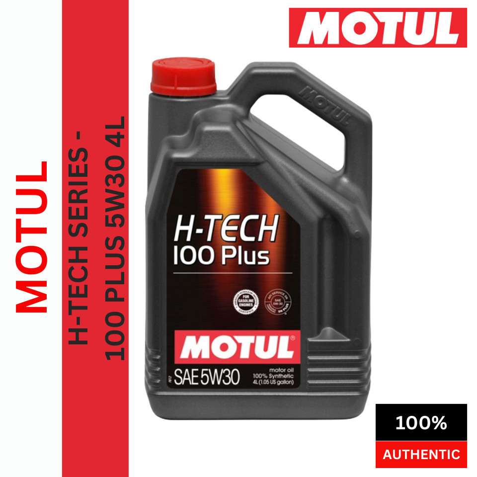 XWC00058 MOTUL H-TECH 100 PLUS 5W30 4L 100% Synthetic SP Engine Oil ...