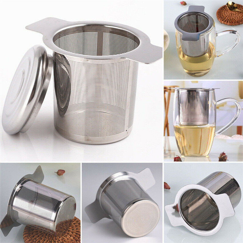 HG Stainless steel net tea steeper metal cup filter loose leaf filter ...
