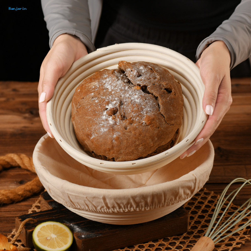 HOT Sourdough Bread Making Kit 9-inch Rattan Basket for Bread Baking ...