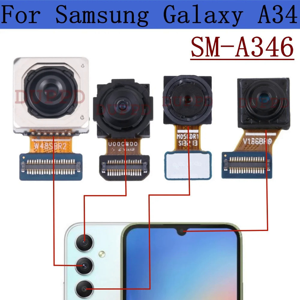 Front Rear Camera For Samsung Galaxy A34 A346 A346B A346E A346M Back ...