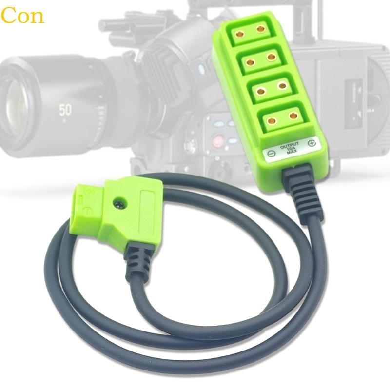 Con D-Tap Male To 4-Port D-Tap Female Camera Power Supply Distributor ...