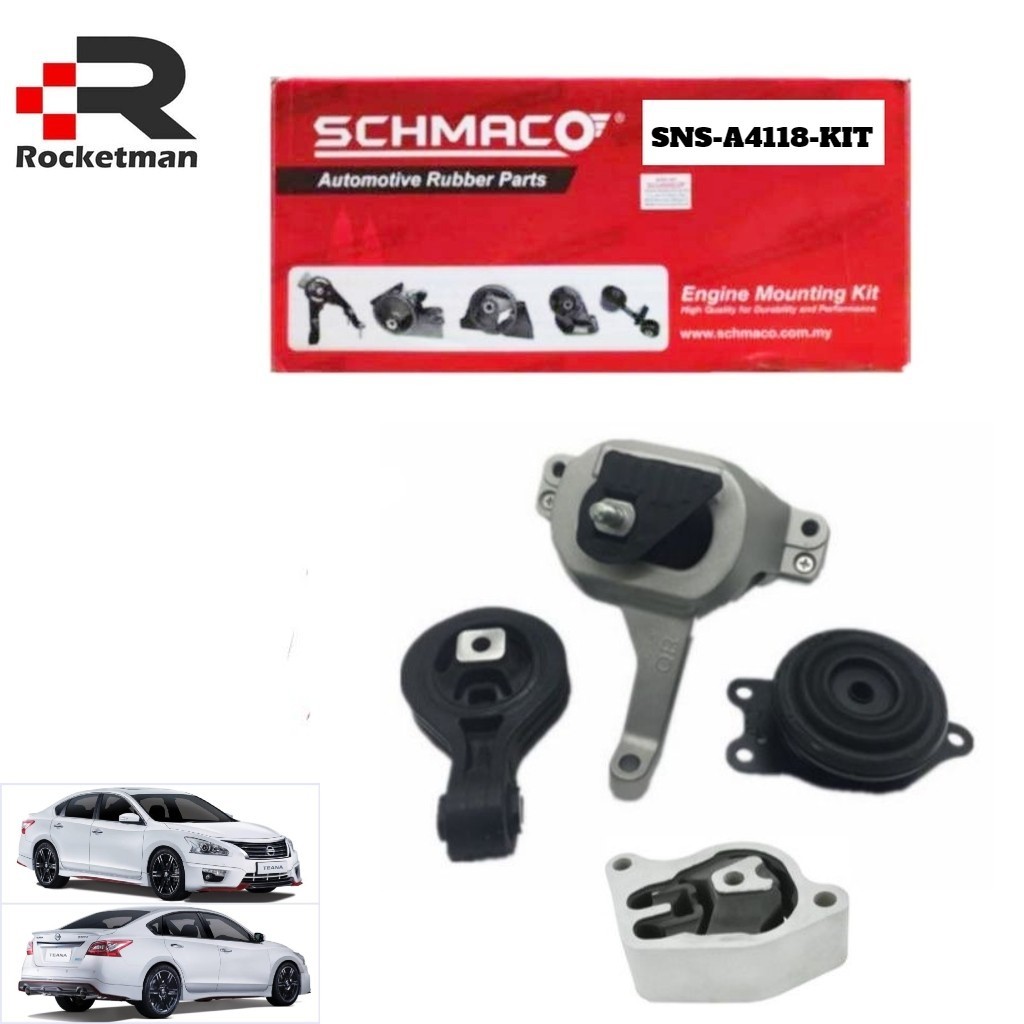 SCHMACO ENGINE MOUNTING SET NISSAN TEANA L33L 2.5 (SNS-A4118-KIT ...