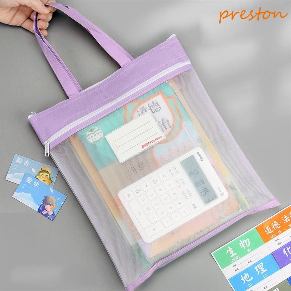 PRESTON A4 Mesh File Folders Minimalist Portable Storage Bags ...