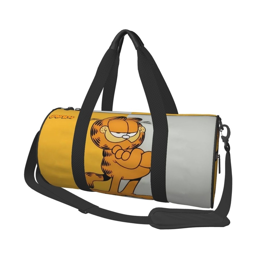 Garfield Foldable Duffel Bags，Sports training cylindrical duffel bag ...