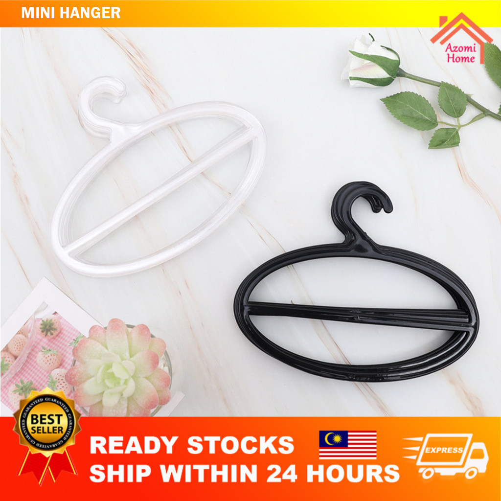Mini Hanger Plastic Hanger Tudung Scarf Hanger Tudung Hanger Bulat ...