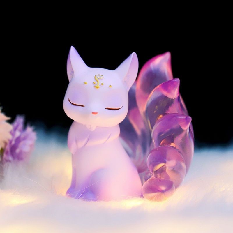 Tushan Nine-tailed Fox Blind Box Cute Girl Heart Lucky Nine-tailed Fox ...