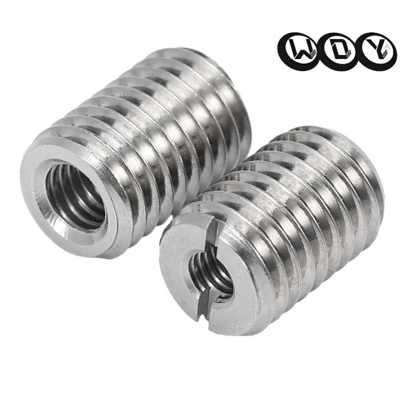 Sus304 Flat Slot Inner Outer Thread Nut M2M3M4M5M6M8M12 Thread ...