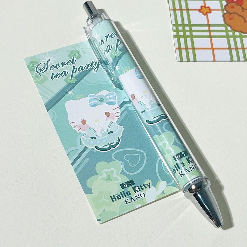 Secret Party Sanrio Pen Gel Pen High Color Value Straw Straw Stud ...