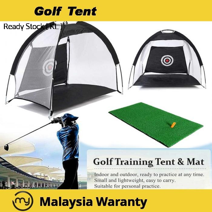 High Quality Indoor Golf Practice Training Tent Net Cage Mat 3 Meter ...
