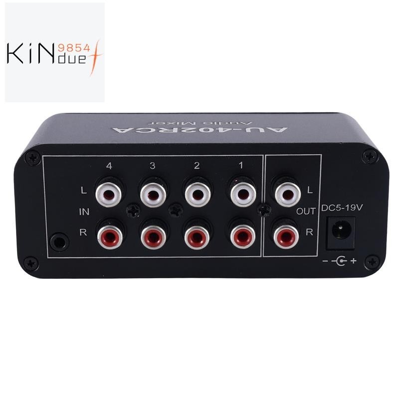 Multi-Source Mixer Stereo Audio Reverberator 4 Input 2 Output Audio Switch Switcher Driver ...