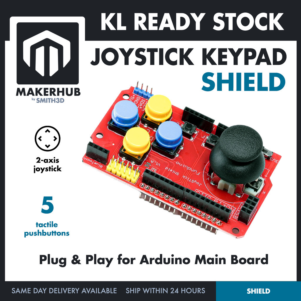 Gamepad Shield Module Joystick Shield Keypad Shield Game Shield Arduino