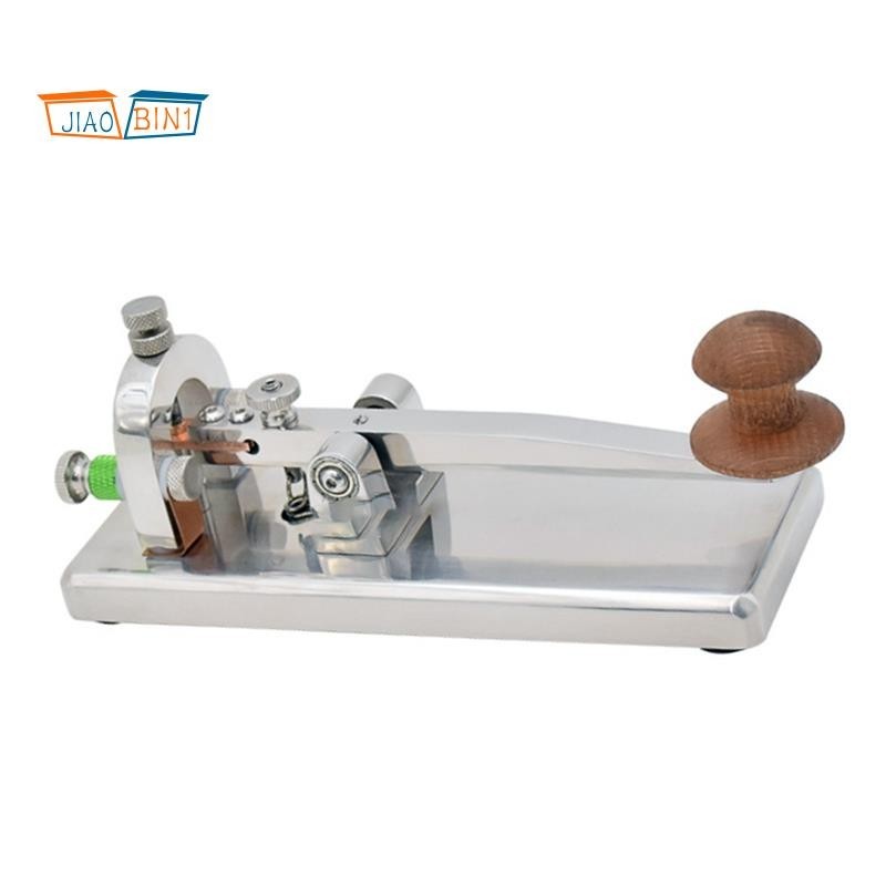 Cnc Stainless Steel Telegraph Key Morse Key Cw Key Ham Radio Key Manual Cw Keyer For Morse Code