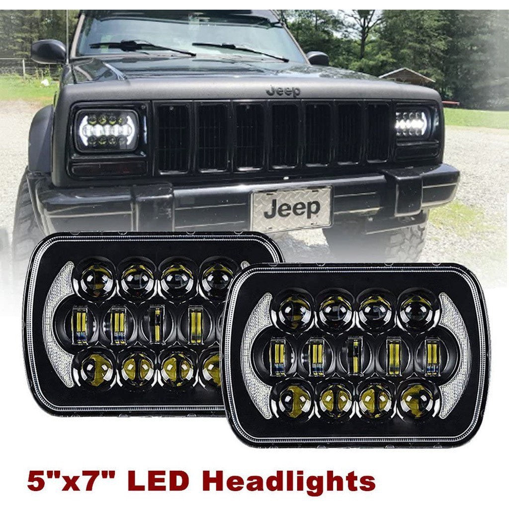 High Bright Pickup 210W 5x7'' 7x6'' Rectangle LED Headlight Sealed High ...