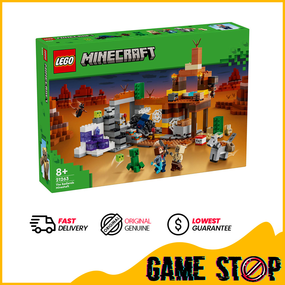 Lego 21263 Minecraft The Badlands Mineshaft | Shopee Malaysia