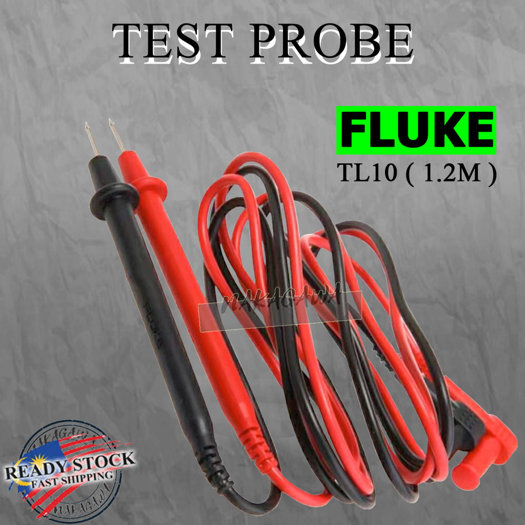 ORIGINAL FLUKE TL30 MULTIMETER TEST PROBE LEADS FOR 101 F15B F17B F302 ...